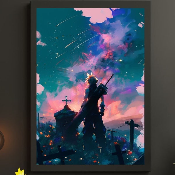 FF9 Princess Garnet Poster, Final Fantasy IX Wall Art, Final Fantasy 9 ...