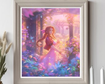 FF7 Tifa Poster, Final Fantasy VII Remake Tifa Art, Final Fantasy ...