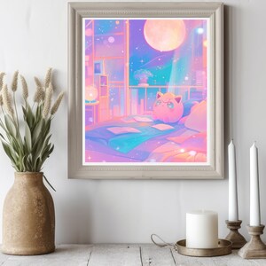Pokemon Jigglypuff Illustration, Pokemon Art Print, Watercolor Pokemon ...