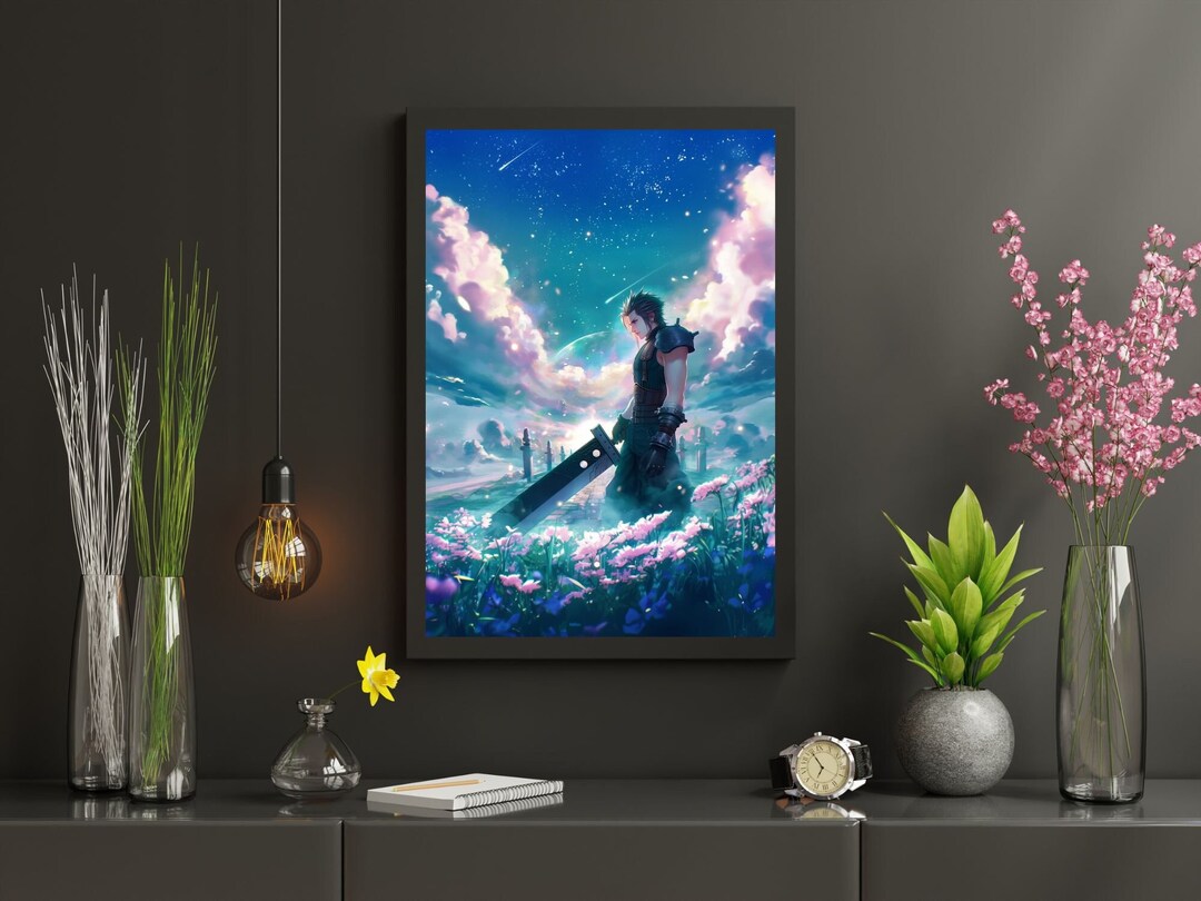 FF7 Zack Poster, Final Fantasy VII Remake Zack Art, Final Fantasy ...