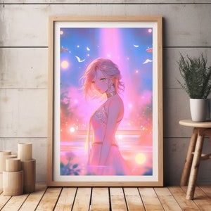 FF13 Lightning Poster, Final Fantasy XIII Wall Art, FF XIII Lightning ...
