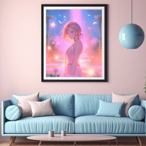 FF13 Lightning Poster, Final Fantasy XIII Wall Art, FF XIII Lightning ...