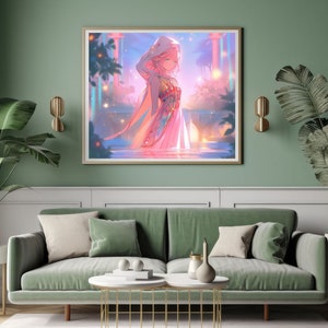 FF13 Serah Poster, Final Fantasy XIII Wall Art, FF XIII Serah Art ...