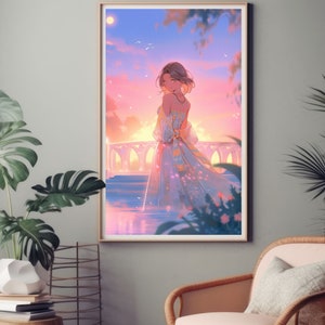 FFX Yuna Poster, Final Fantasy X Wall Art, FF X Yuna Art, Final Fantasy ...