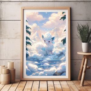 Pokemon Vulpix Illustration, Pokemon Art Print, Watercolor Pokemon ...