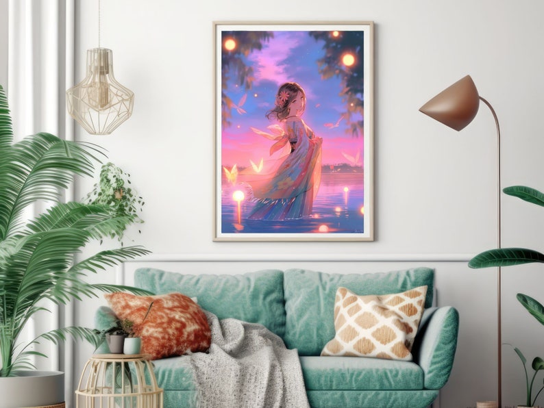 FFX Yuna Poster Final Fantasy X Wall Art FF X Yuna Art - Etsy