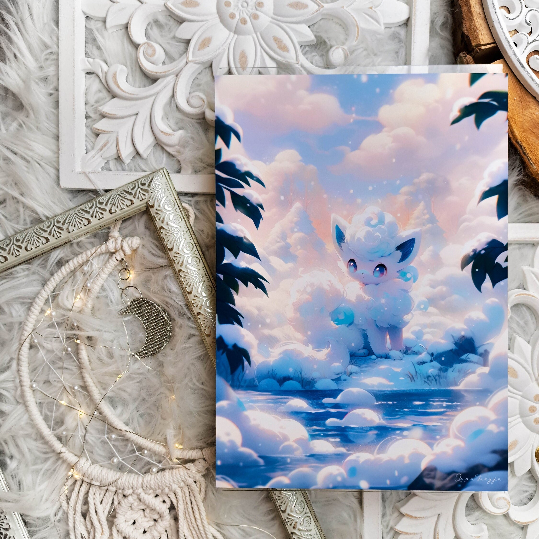 Pokemon Vulpix Illustration, Pokemon Art Print, Watercolor Pokemon ...