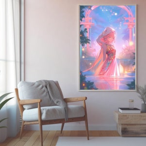 FF13 Serah Poster, Final Fantasy XIII Wall Art, FF XIII Serah Art ...
