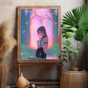 FF7 Tifa Poster, Final Fantasy VII Remake Tifa Art, Final Fantasy ...