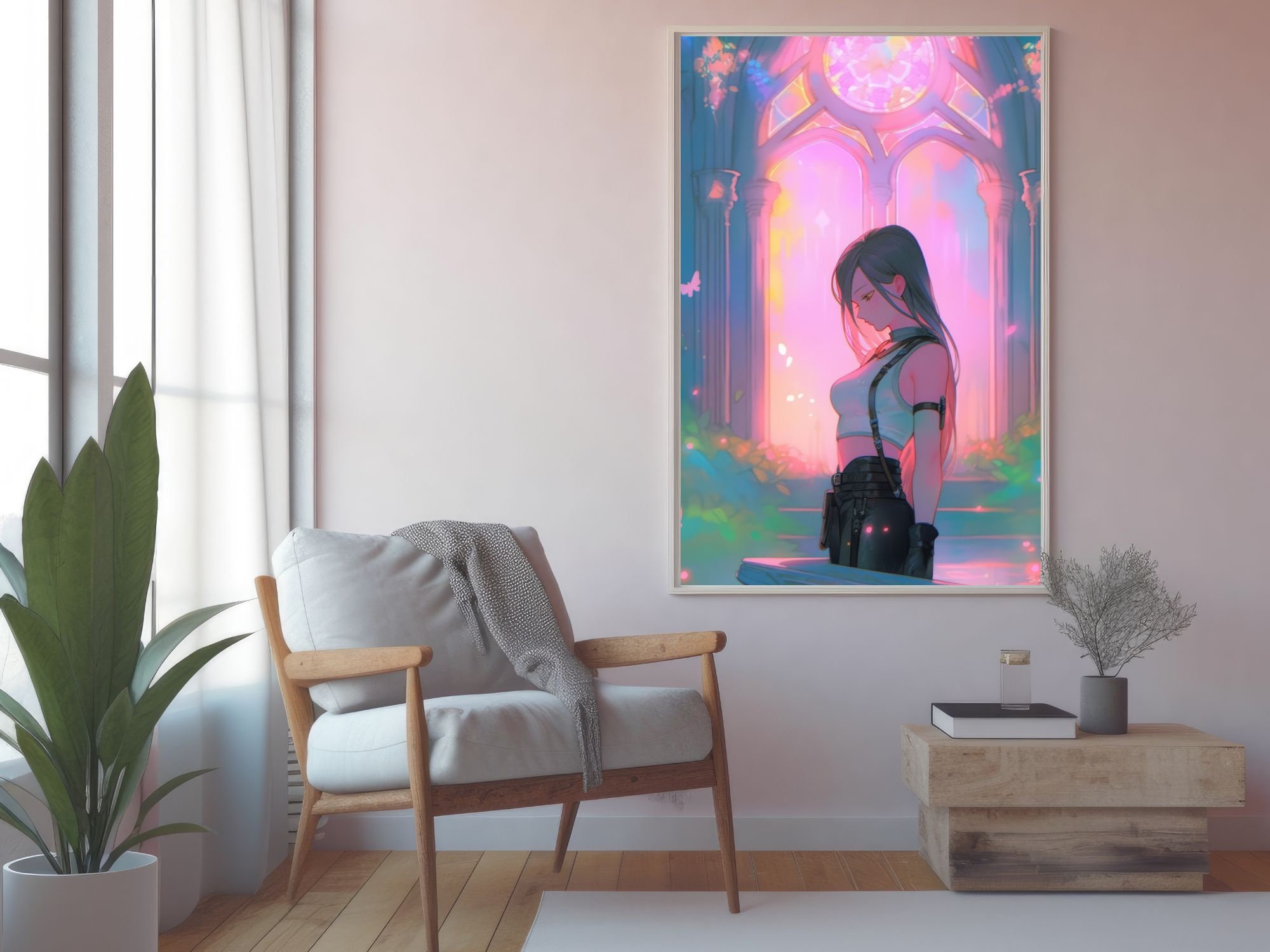 FF7 Tifa Poster, Final Fantasy VII Remake Tifa Art, Final Fantasy ...