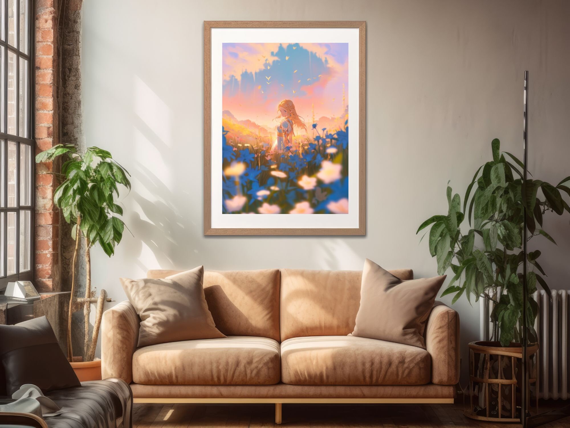 The Legend of Zelda Art, Princess Zelda Poster, Zelda Pastel Print ...