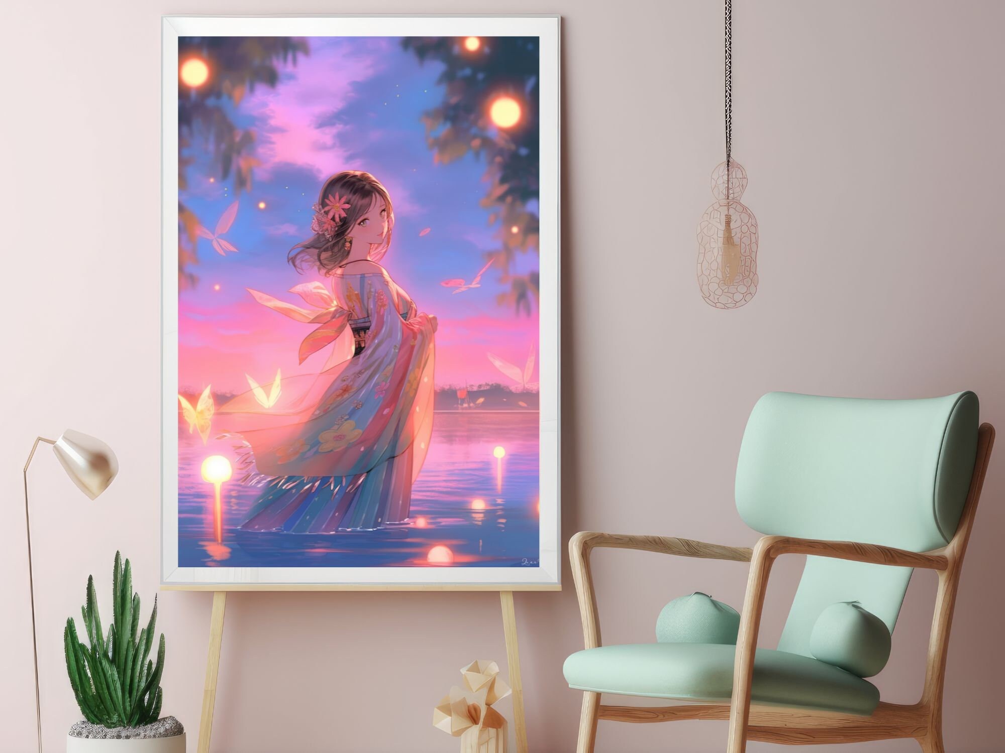 FFX Yuna Poster Final Fantasy X Wall Art FF X Yuna Art - Etsy