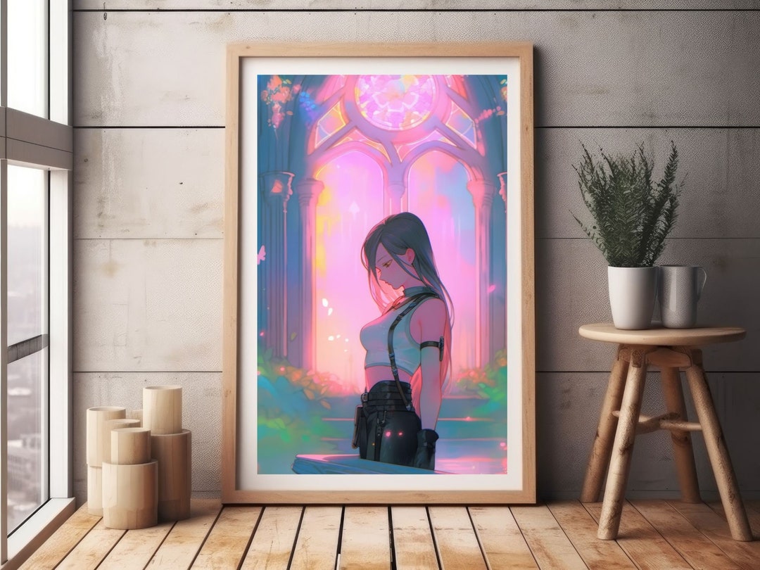 FF7 Tifa Poster, Final Fantasy VII Remake Tifa Art, Final Fantasy ...