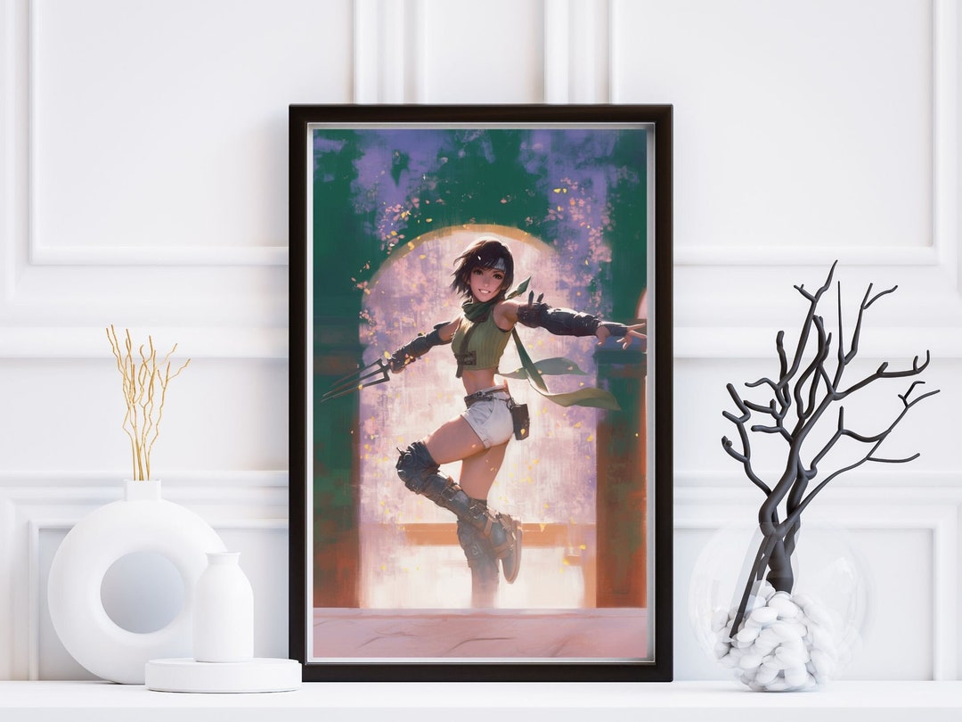FF7 Yuffie Poster, Final Fantasy VII Remake Yuffie Art, Final Fantasy ...