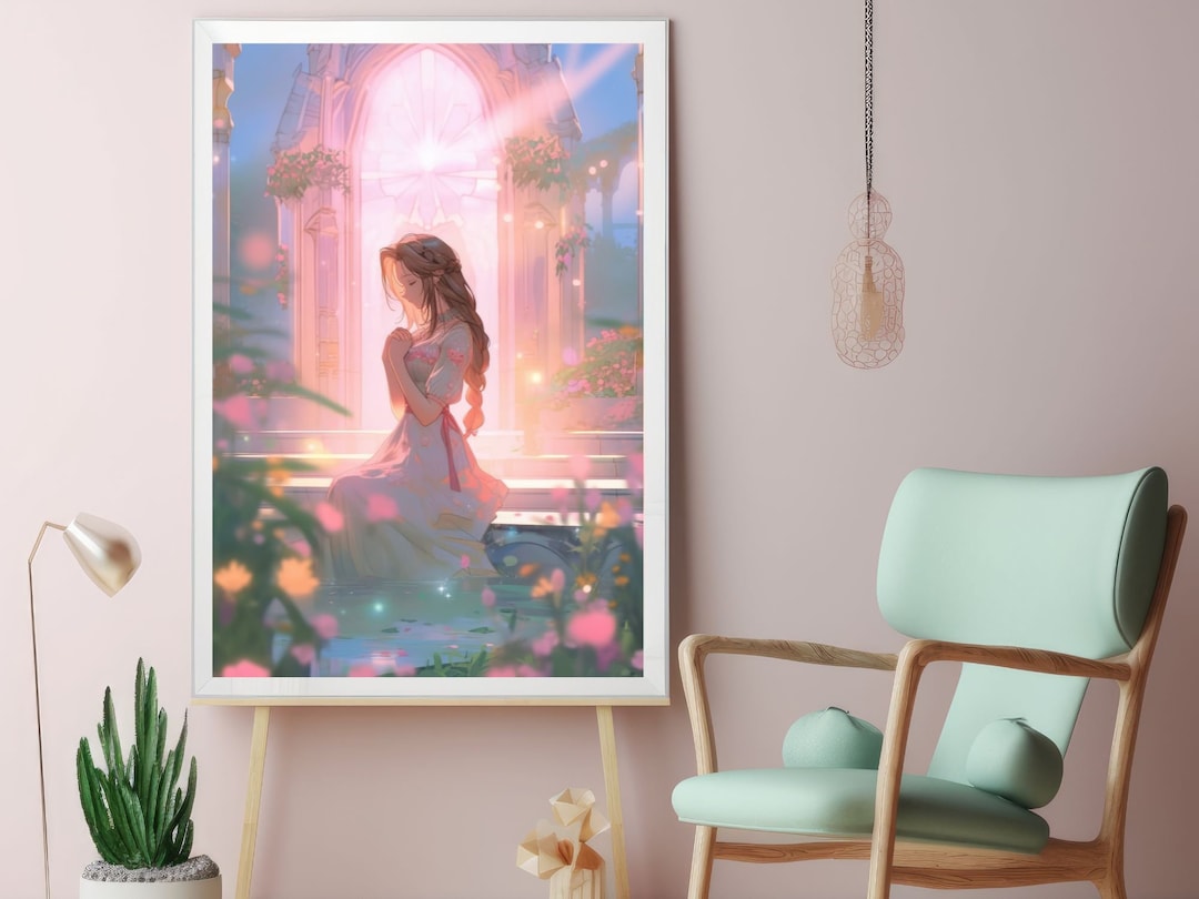 FF7 Aerith Poster, Final Fantasy VII Remake Aerith Art, Final Fantasy ...
