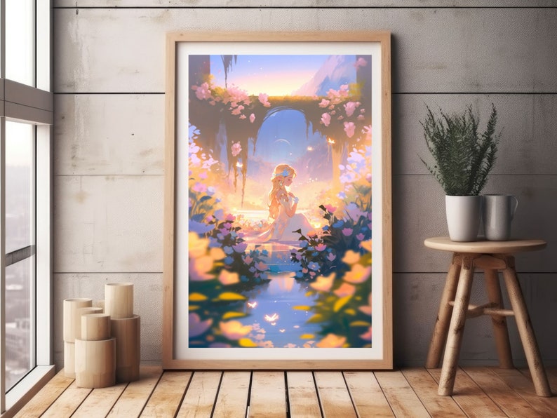 The Legend of Zelda Art Princess Zelda Poster Zelda Pastel - Etsy