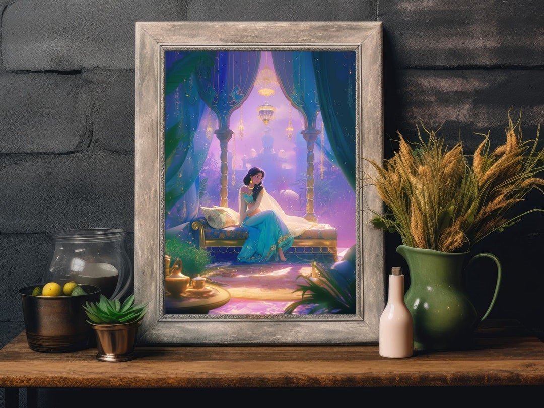 Princess Jasmine Poster Pastel, Soft Girl Room Decor for Teens, Pastel ...