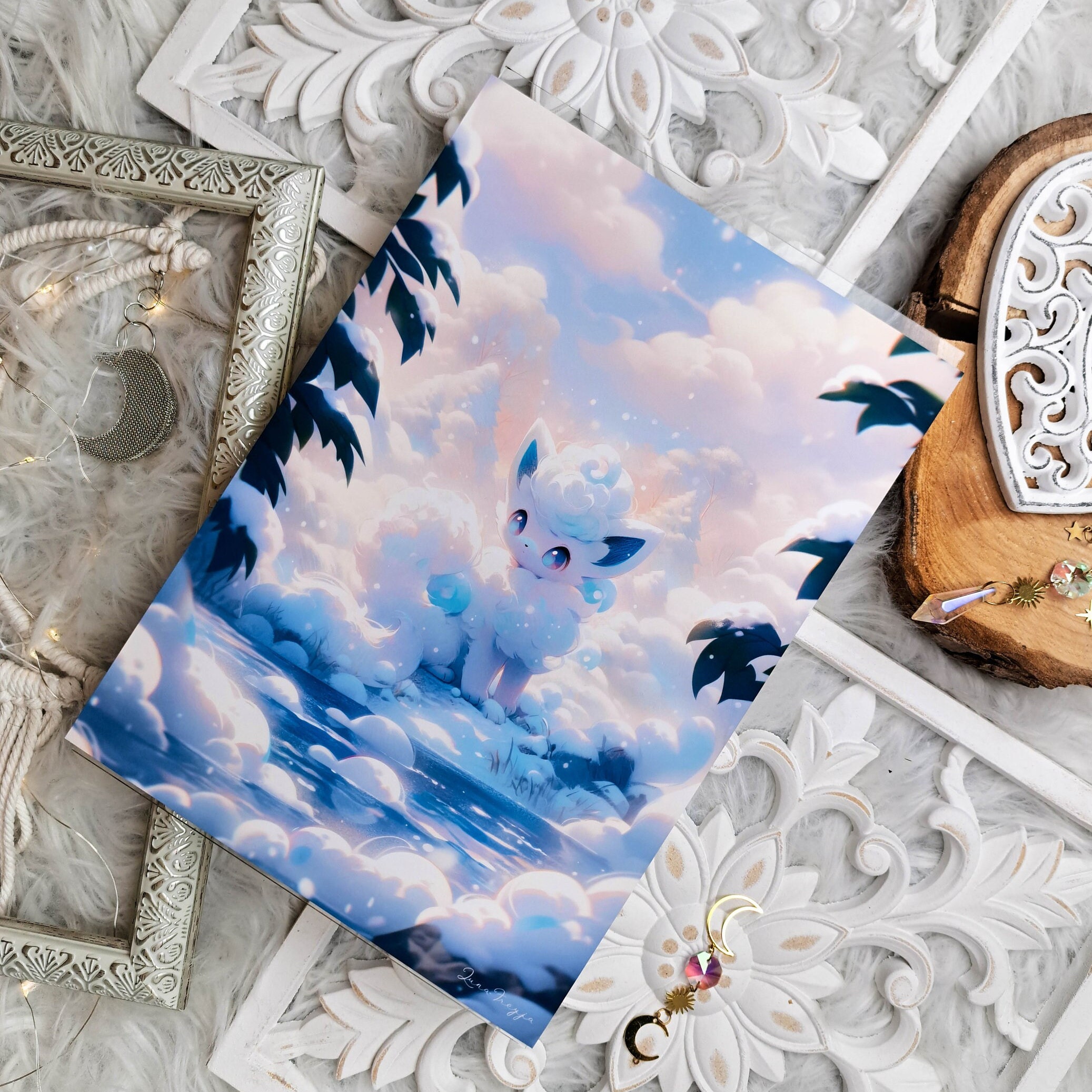 Pokemon Vulpix Illustration, Pokemon Art Print, Watercolor Pokemon ...