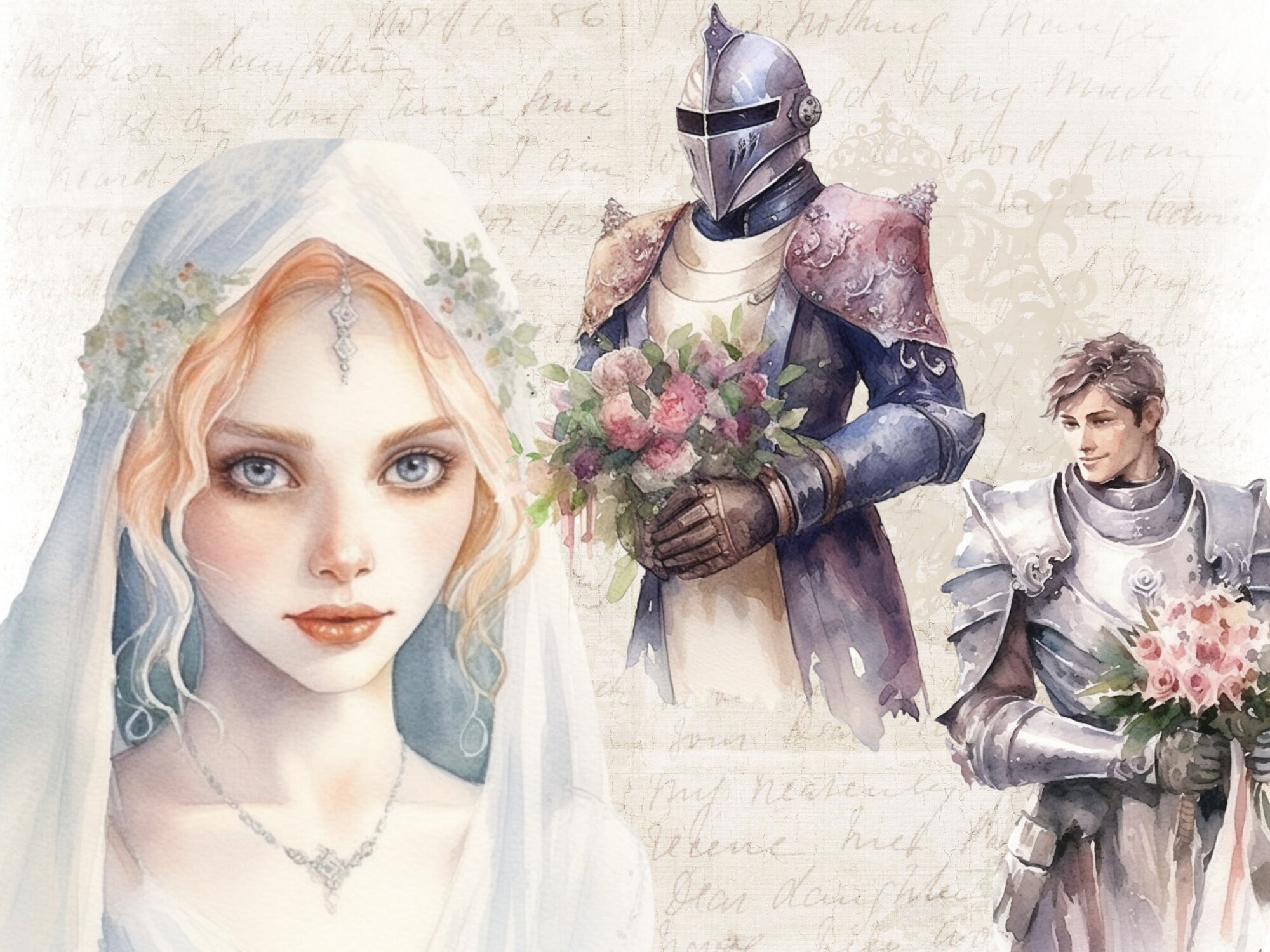 Fantasy Clipart for Wedding Planner Digital or Wedding - Etsy