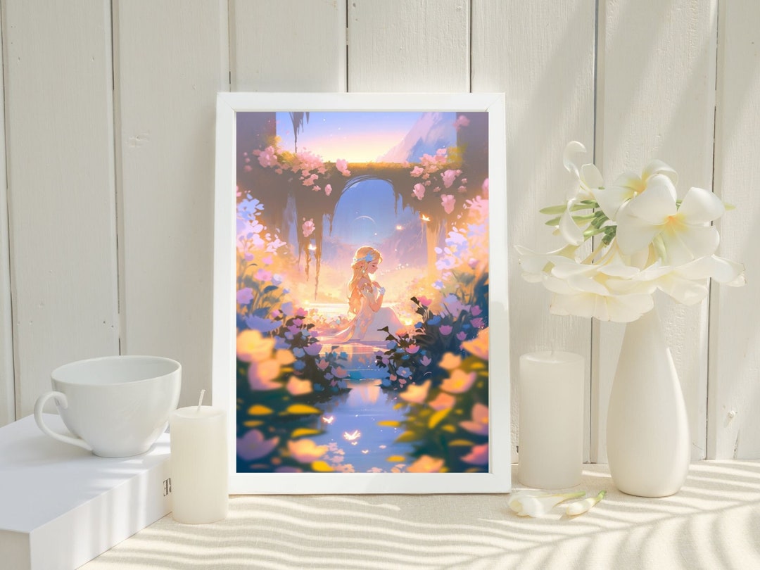 The Legend of Zelda Art, Princess Zelda Poster, Zelda Pastel Print ...