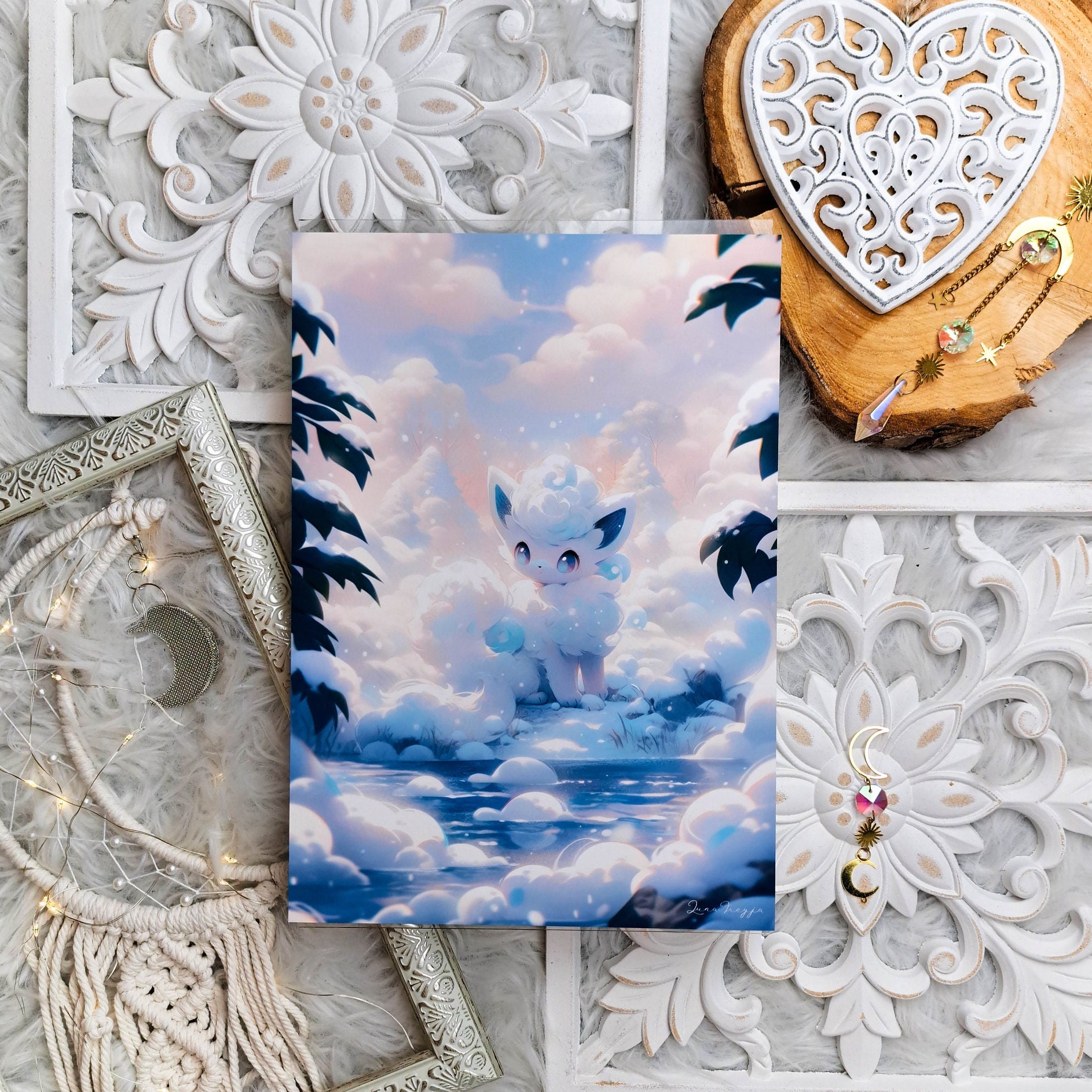 Pokemon Vulpix Illustration, Pokemon Art Print, Watercolor Pokemon ...