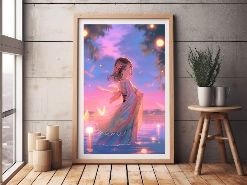 FFX Yuna Poster Final Fantasy X Wall Art FF X Yuna Art - Etsy