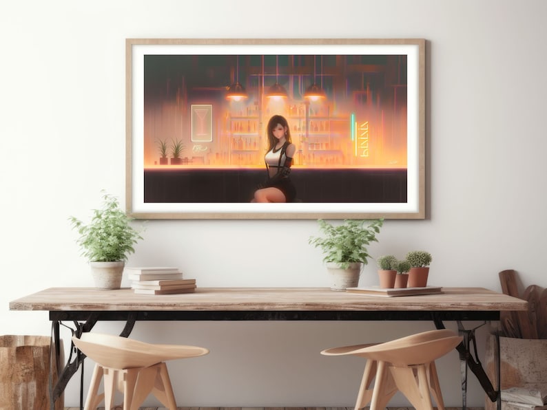 FF7 Tifa Poster, Final Fantasy VII Remake Tifa Art, Final Fantasy ...