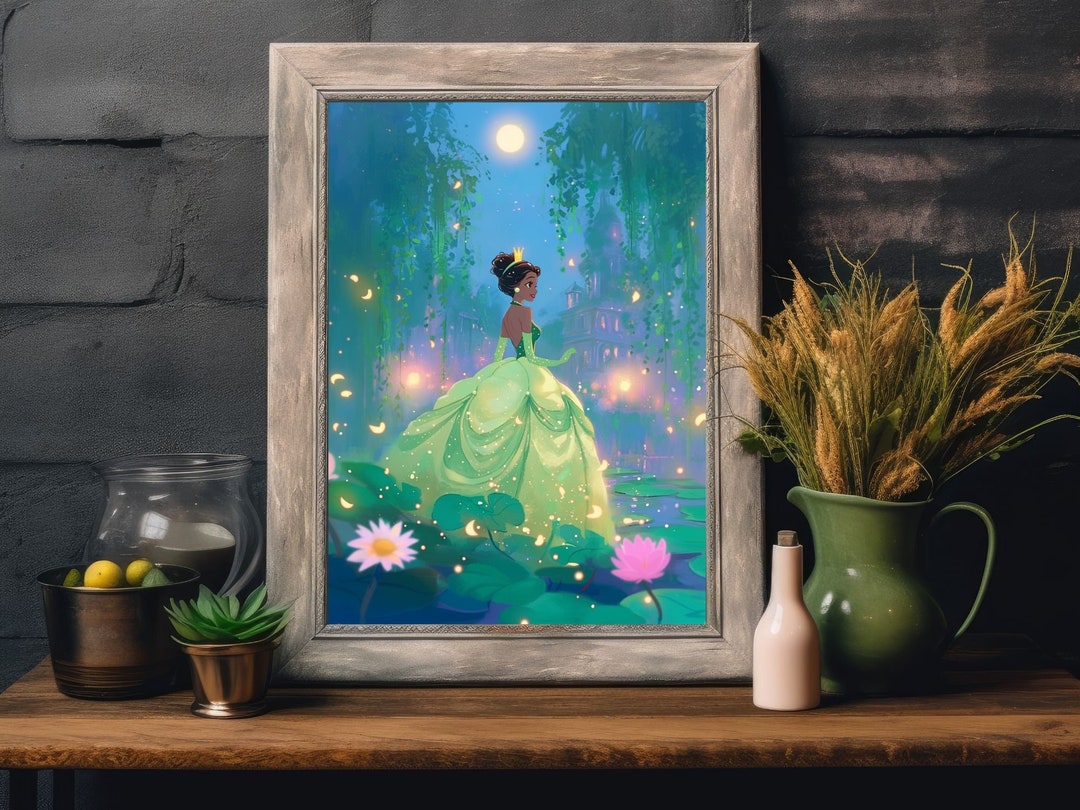 Princess Tiana Poster Pastel, Soft Girl Room Decor for Teens, Pastel ...