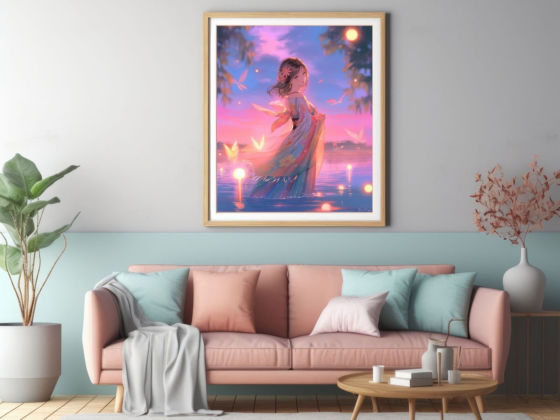 FFX Yuna Poster Final Fantasy X Wall Art FF X Yuna Art - Etsy