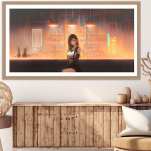 FF7 Tifa Poster, Final Fantasy VII Remake Tifa Art, Final Fantasy ...