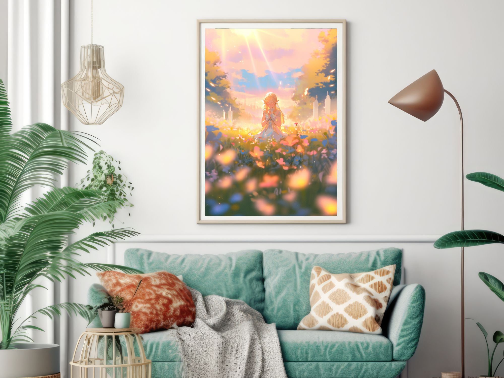 The Legend of Zelda Art Princess Zelda Poster Zelda Pastel - Etsy