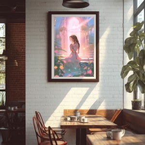 FF7 Aerith Poster, Final Fantasy VII Remake Aerith Art, Final Fantasy ...