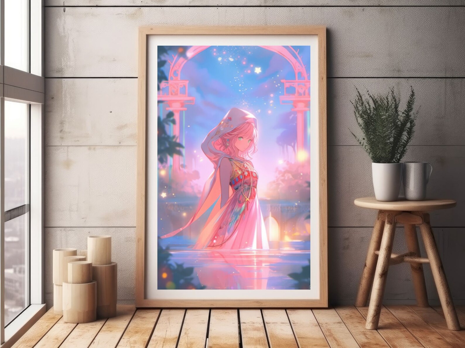 FF13 Serah Poster, Final Fantasy XIII Wall Art, FF XIII Serah Art ...