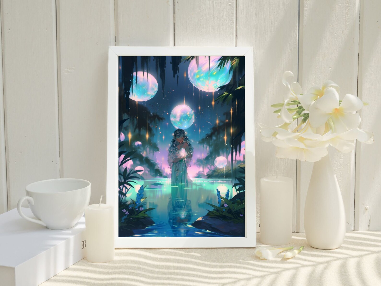 Moon Princess Pastel Poster, Soft Girl Room Decor for Teens, Pastel ...