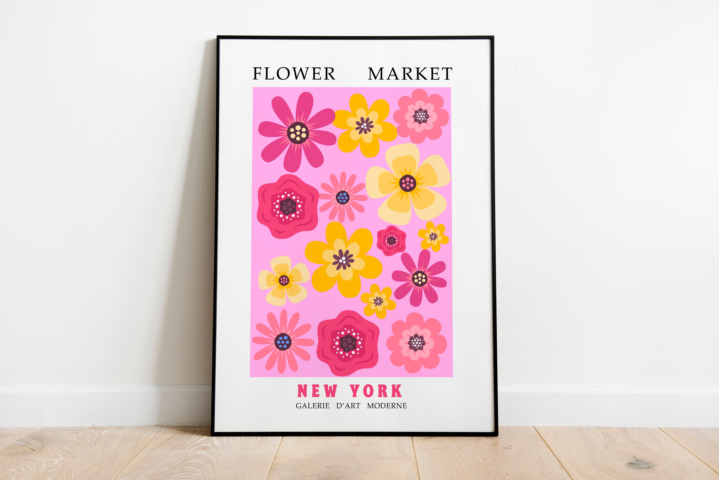 Preppy Gallery Wall Set, Trendy Wall Art, Preppy Pink Posters, DIGITAL ...