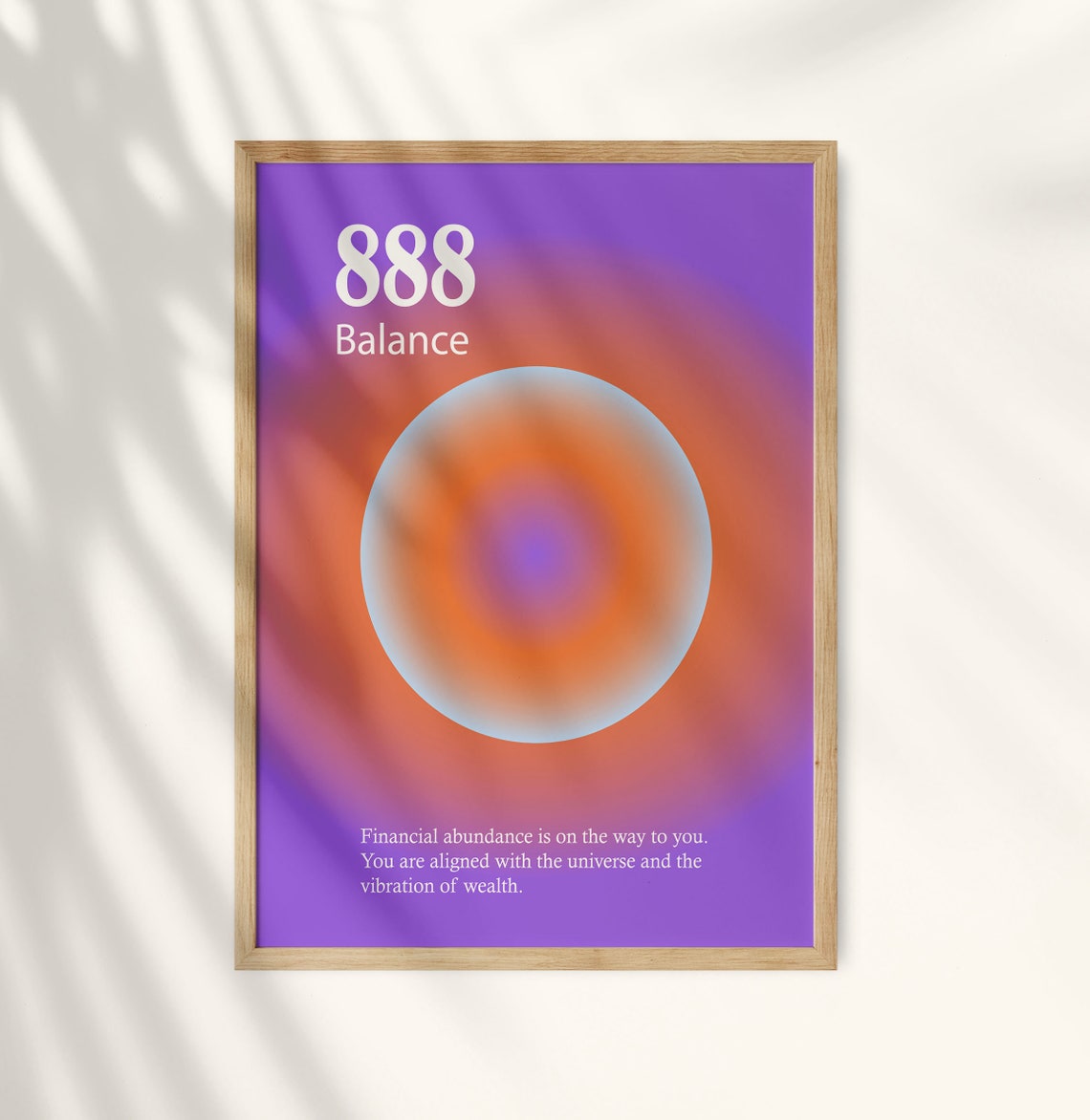 Angel Number Poster 888 Aura Poster Angel Number Poster - Etsy
