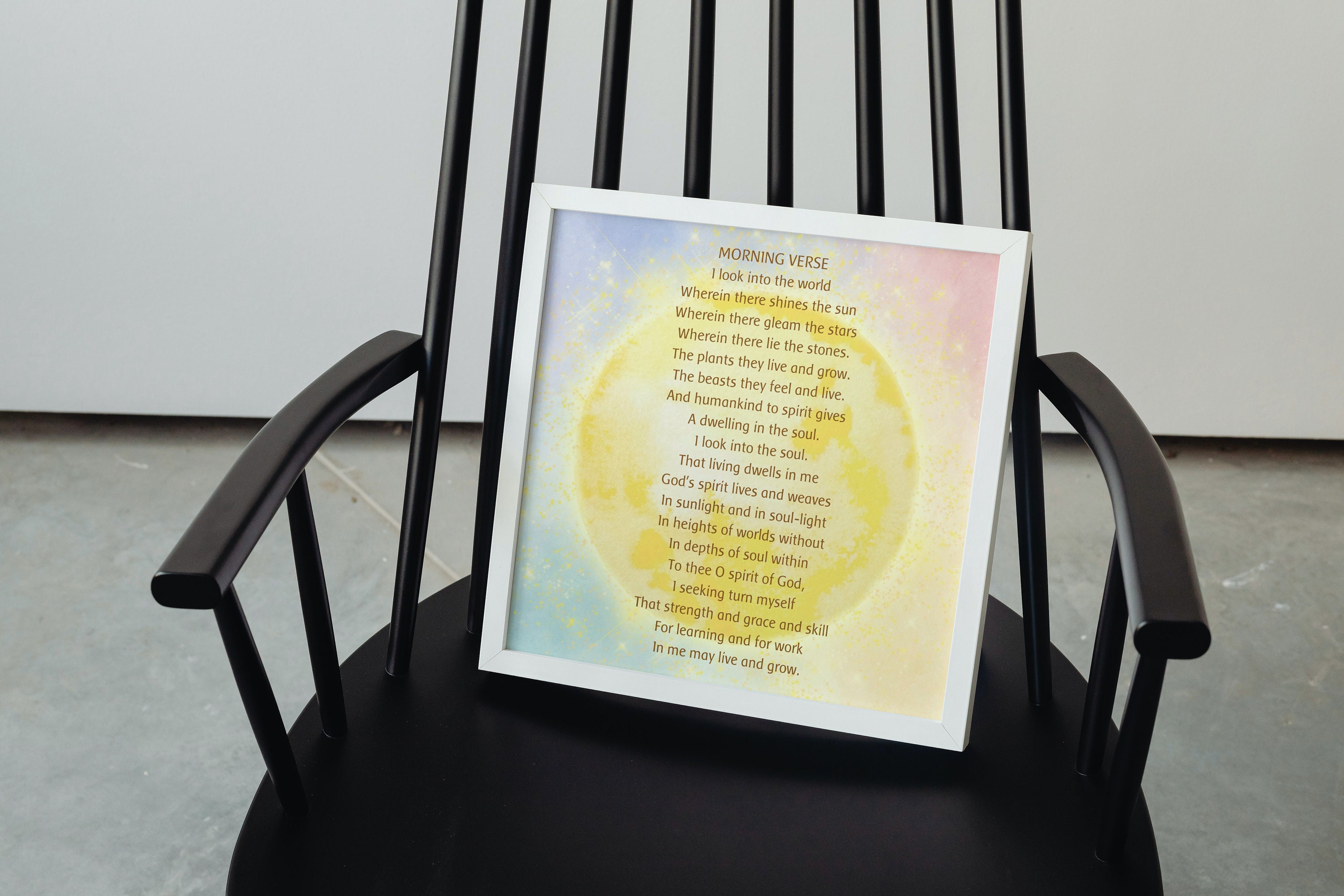 Waldorf Inspired Morning Verse for Upper Grades - Digital Printable - Etsy