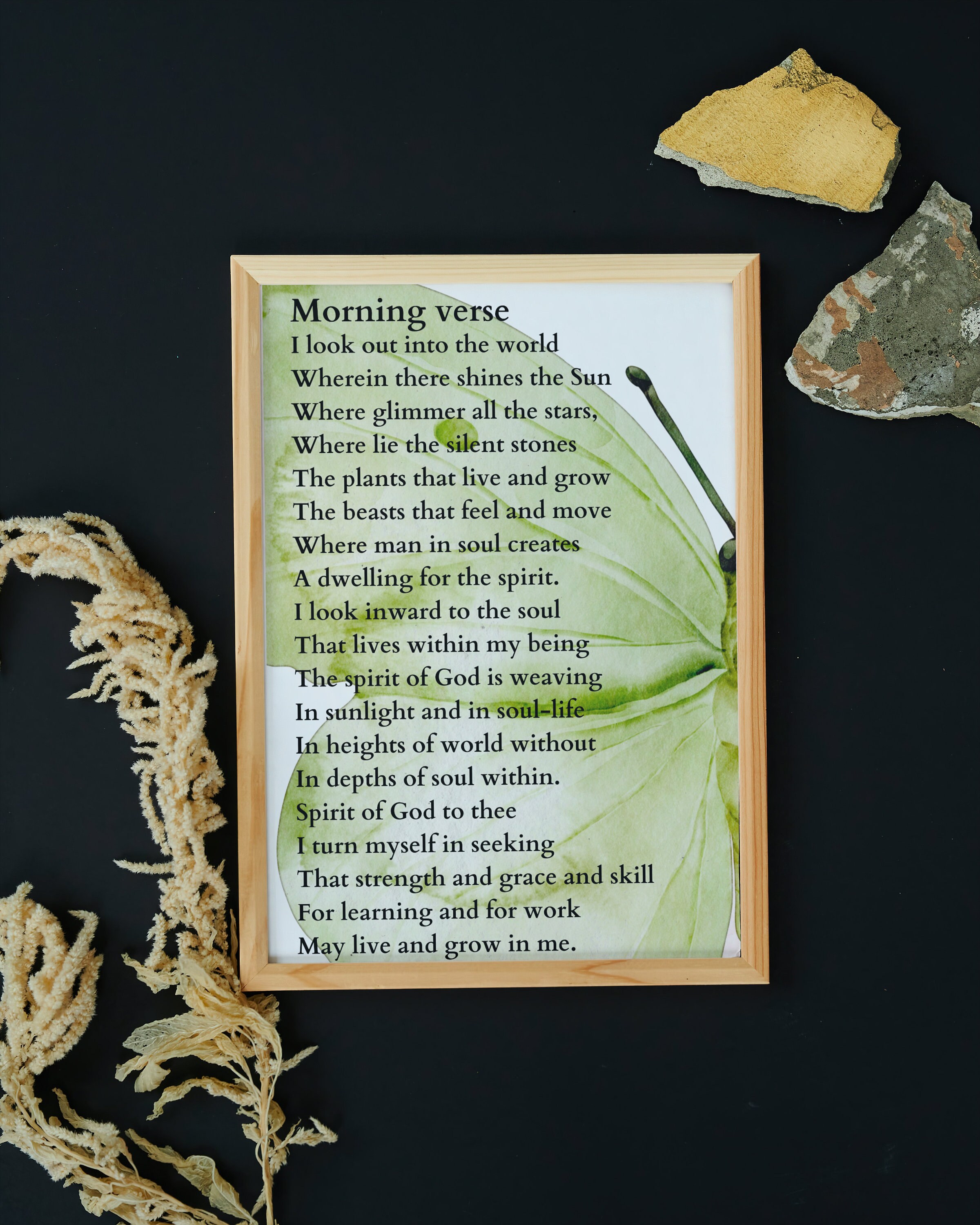 Waldorf Inspired Morning Verse Printable, Digital Art Children, Waldorf ...