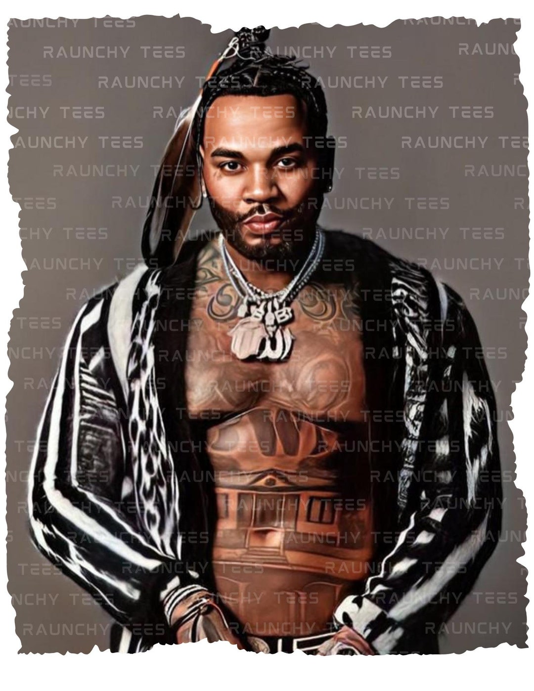 Kevin Gates PNG & Jpg Files Animated Shirt Print Digital DTF DTG ...