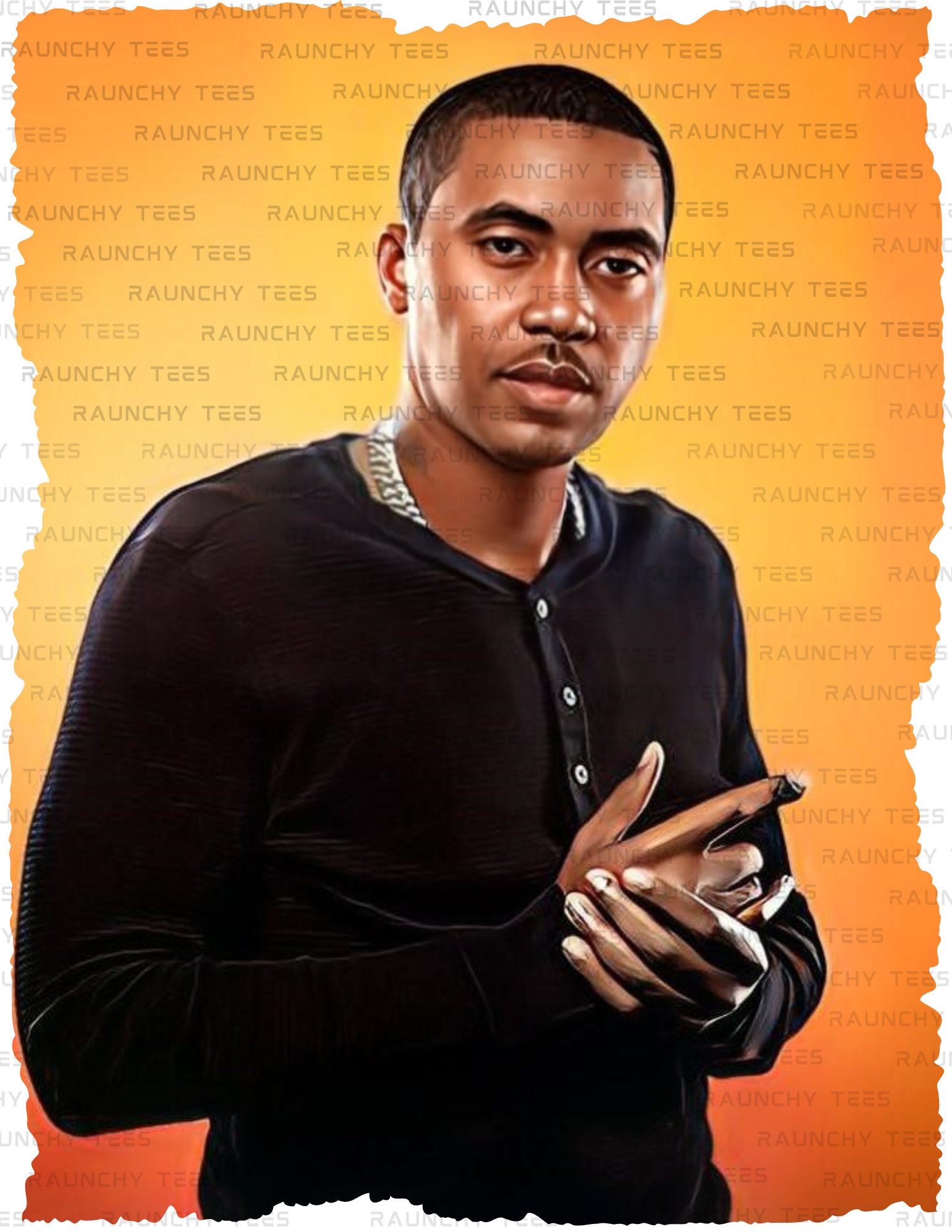 Nas PNG & Jpg Files Animated Shirt Print Digital Download DTF DTG ...