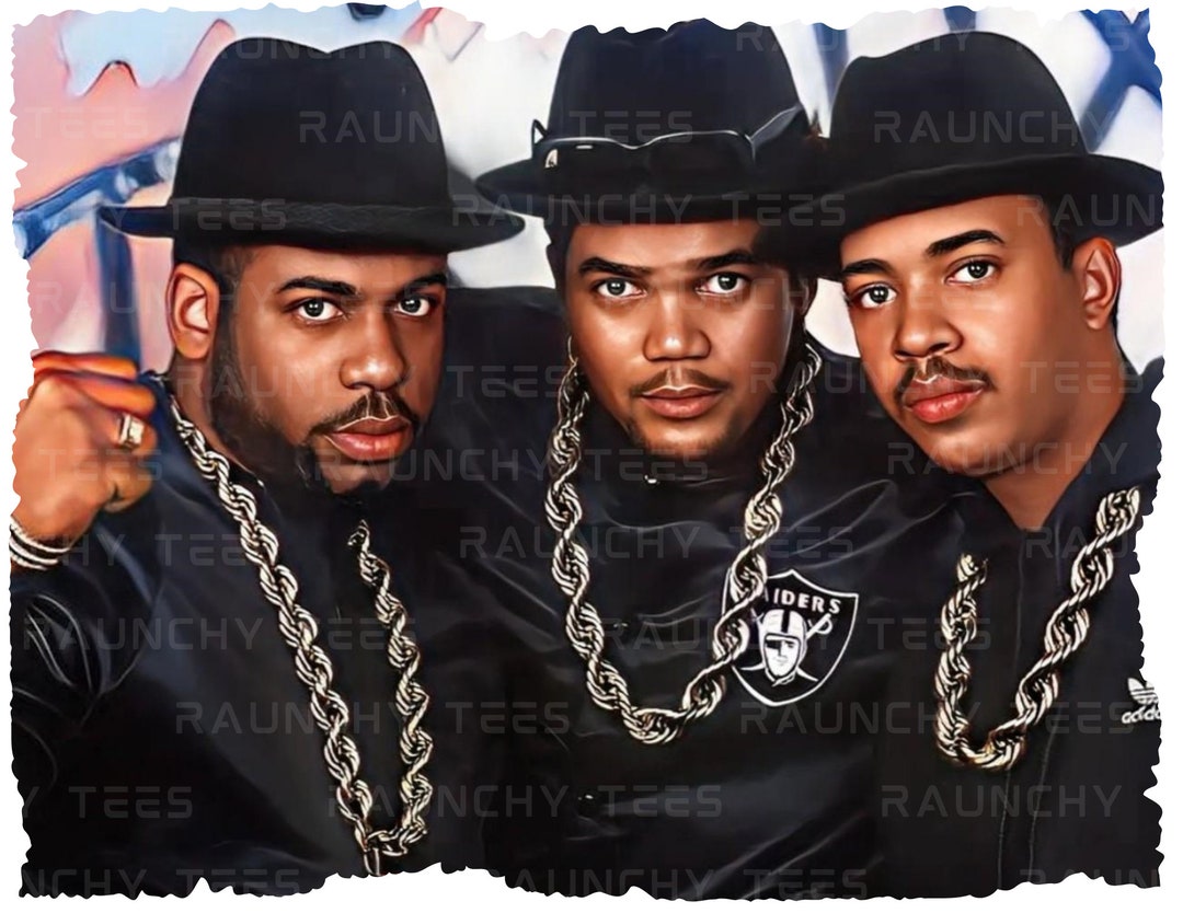 Run DMC Png & Jpeg Files Animated Shirt Print Digital Download DTF DTG ...