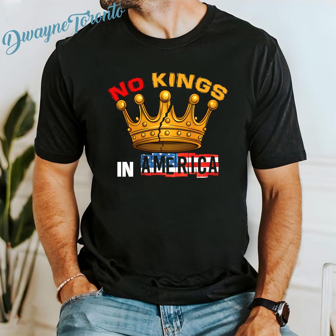 No Kings in America Shirt, No Kings Shirt, Breaking Crown Shirt ...