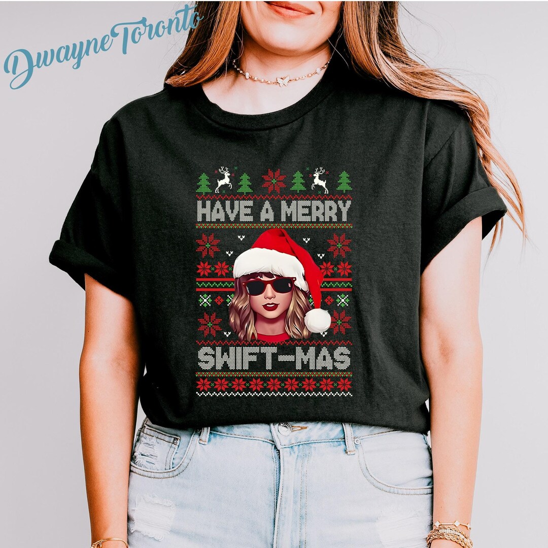 Have A Merry Swiftmas Shirt, Ugly Christmas Pajama Shirt, Merry ...