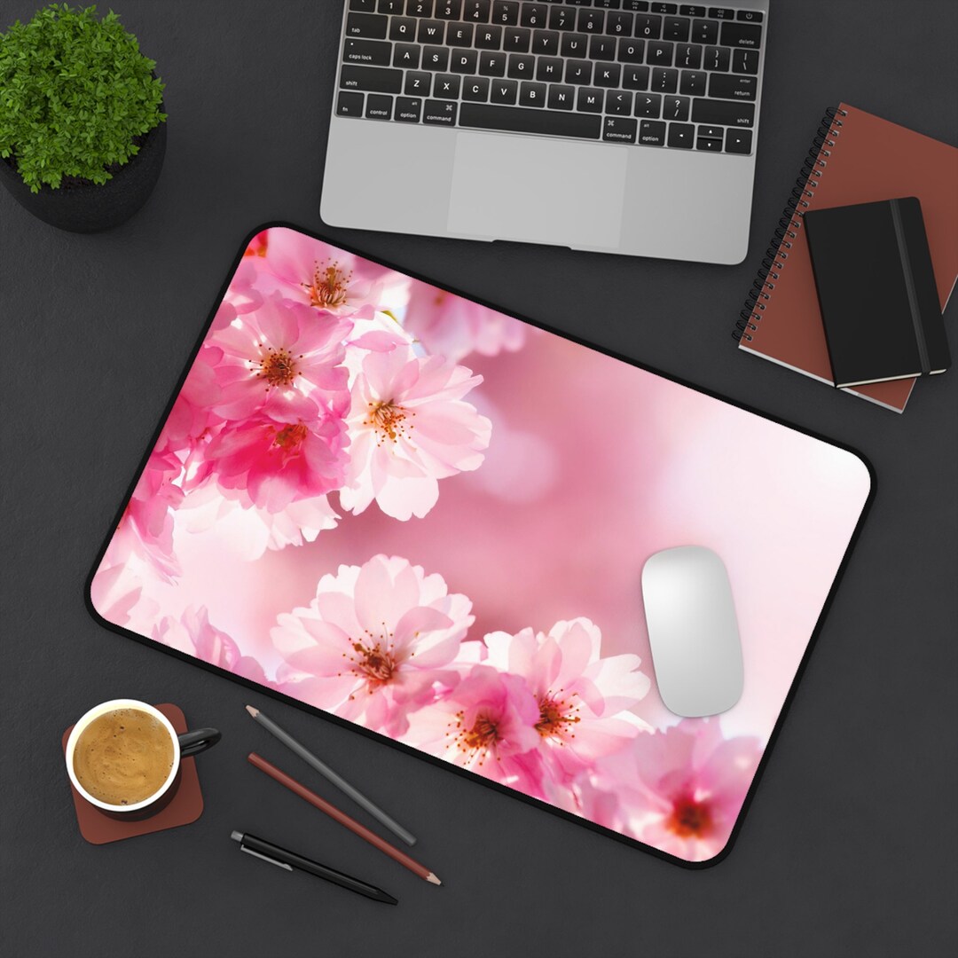 Cherry Blossom Desk Mat - Etsy