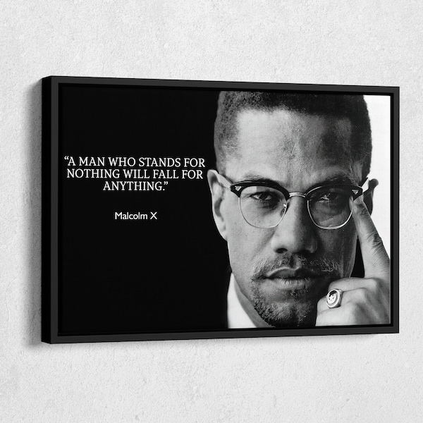 Malcolm X Photo Frame - Etsy