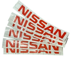 1 FRONT Custom Vinyl Decal Sticker NISSAN 2005-2019 Letters Fit for ...