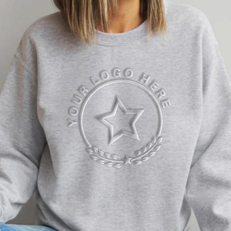 Embossed Sweatshirt - Etsy
