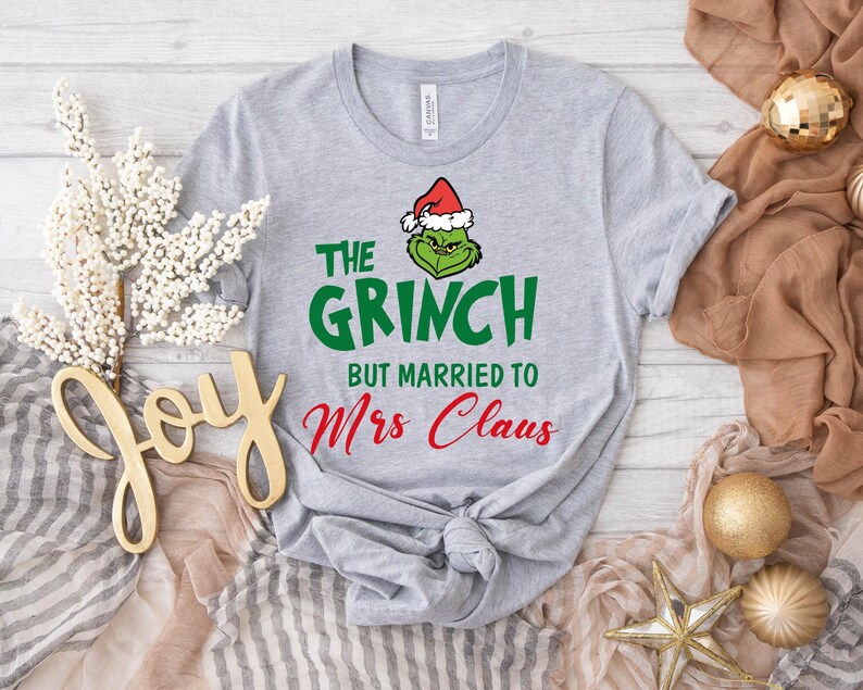 Matching Grinch Christmas Couple Shirt, Funny Xmas Shirt - Etsy