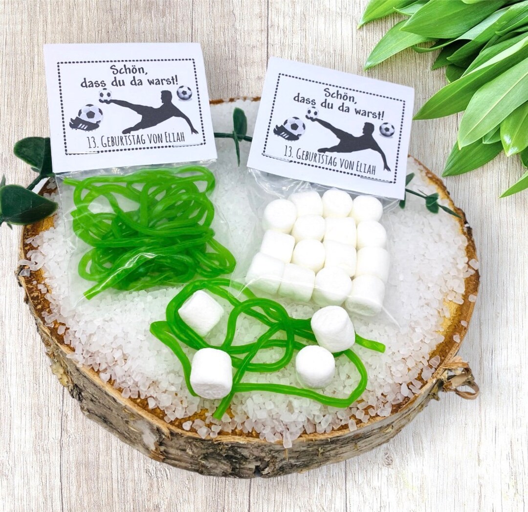 Football Guest Gift for Children's Birthday, Guest Gift Birthday ...