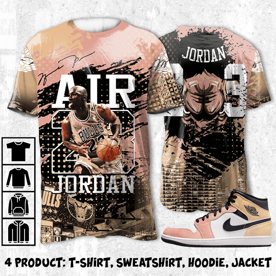 MJ Air 23 City Unisex 3D T-shirt Sweatshirt Hoodie Jacket - Etsy